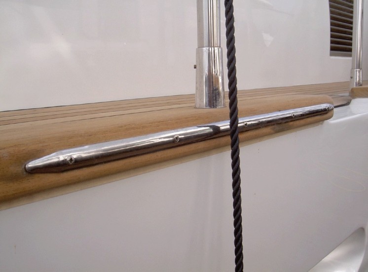 C Quip Rubbing Strake Stainless Steel