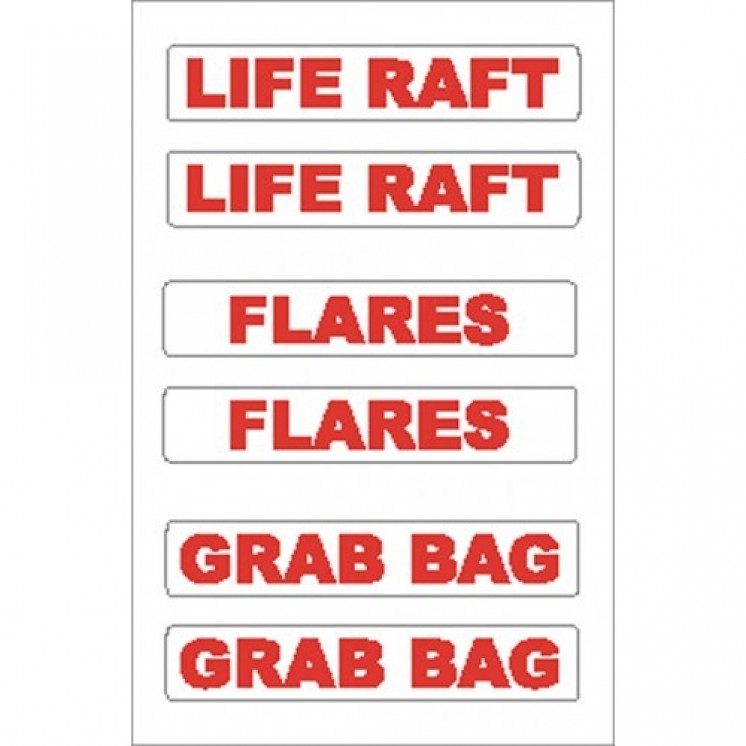 Nauticalia Sticker Man Overboard Gear