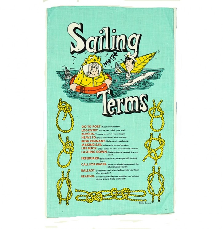 Nauticalia Galley Cloth Sailing Terms