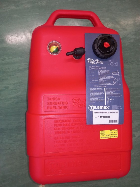 Talamex Fuel Tank 22 Litre With Gauge